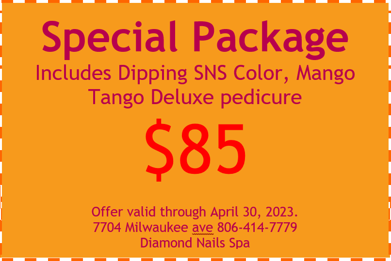Manicure & Pedicure - Diamond Nails Bar Spa Lubbock TX 806-414-7779 ...